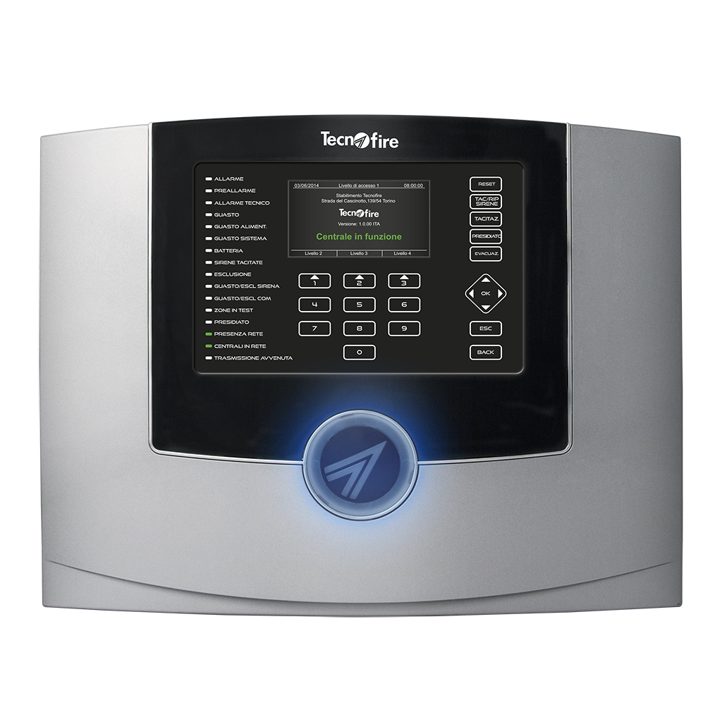 Fire Detection Control Panel 4 addressable Loop lines, – Technofire ...